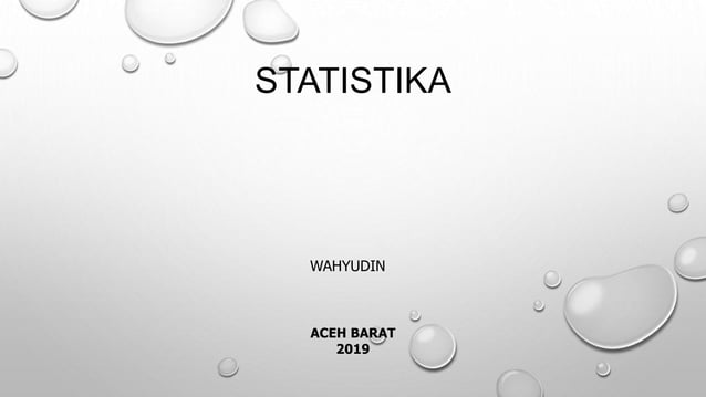 Presentasi STATISTIKA | PPTX