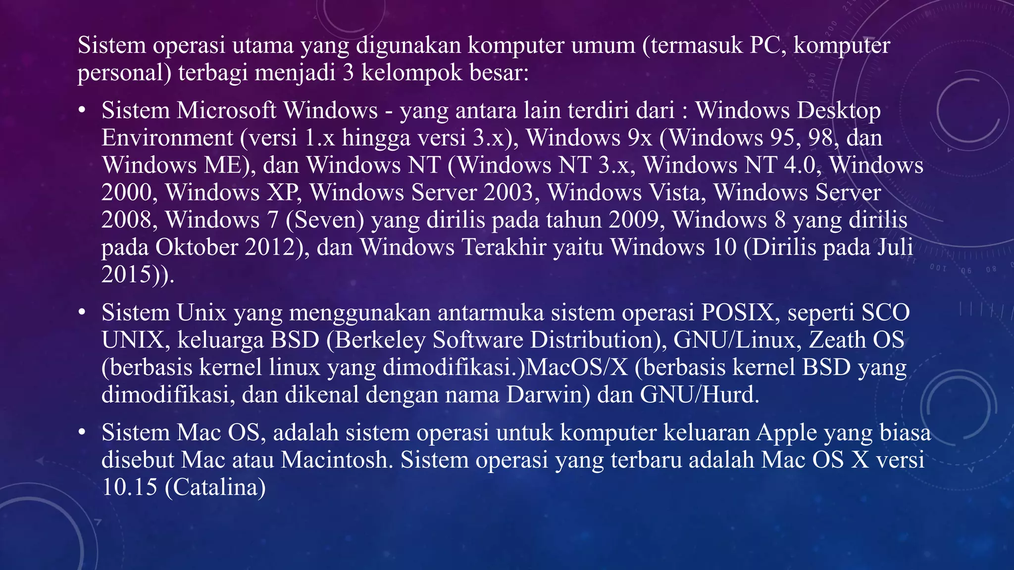 Presentasi Software - Sistem Informasi & Teknologi | PPTX