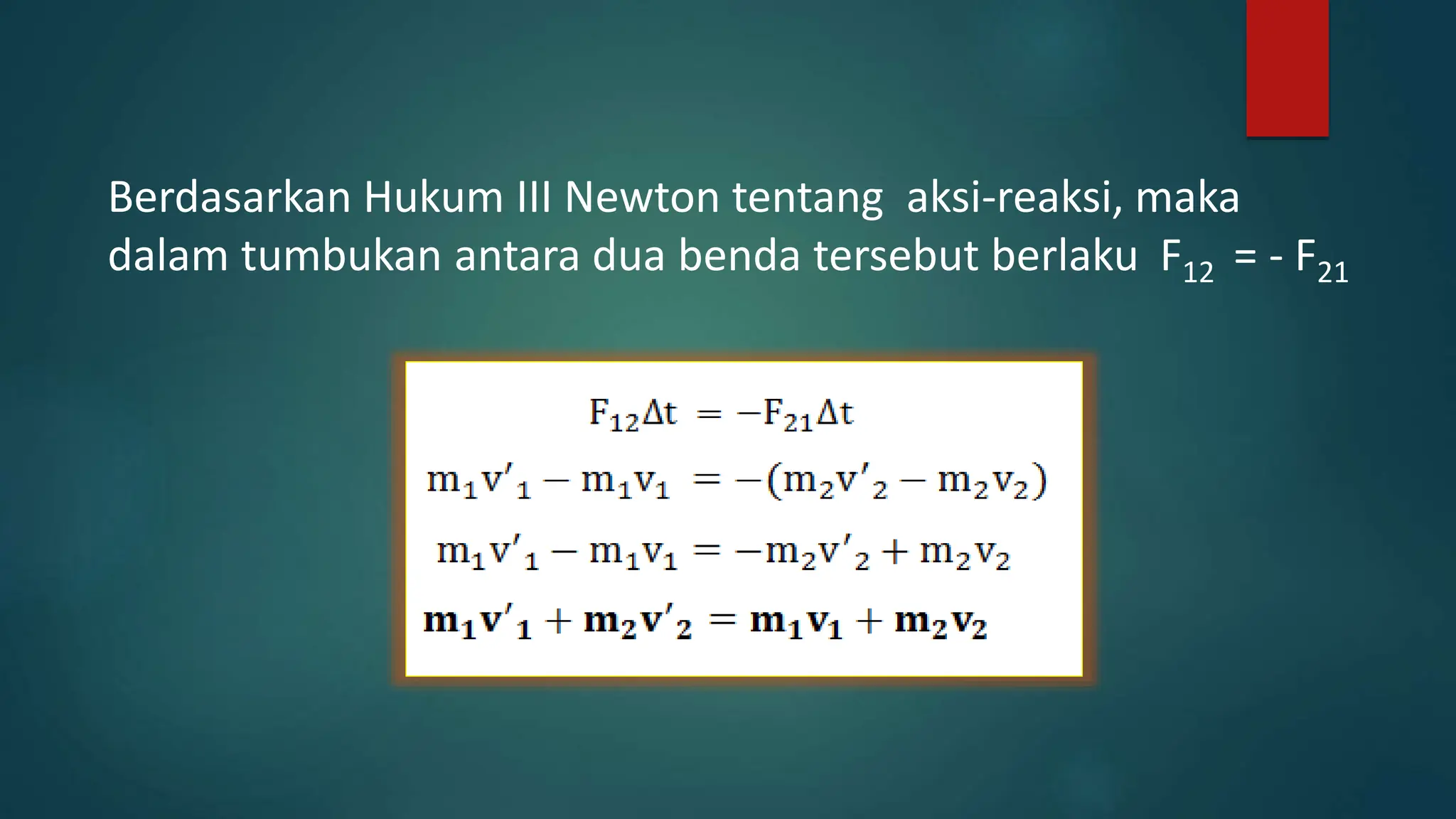 Presentasi fisika dasar impuls dan momentum.ppt
