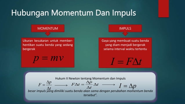 Presentasi fisika dasar impuls dan momentum.ppt