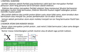 Presentasi.pdf bab 8 partikel penyusunan benda dan makhluk hidup | PDF