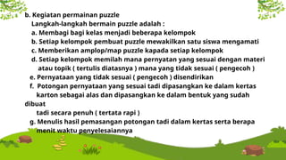 PUZZLE DALAM PEMBELAJARAN PENDIDIKAN PANCASILA B. | PPTX