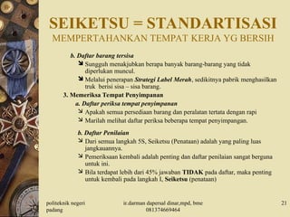 presentasi-5s-darmandd pelatihan 5s di tempat kerja | PPT