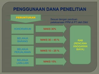 Presentasi teknik menyusun rab dalam suatu | PPTX