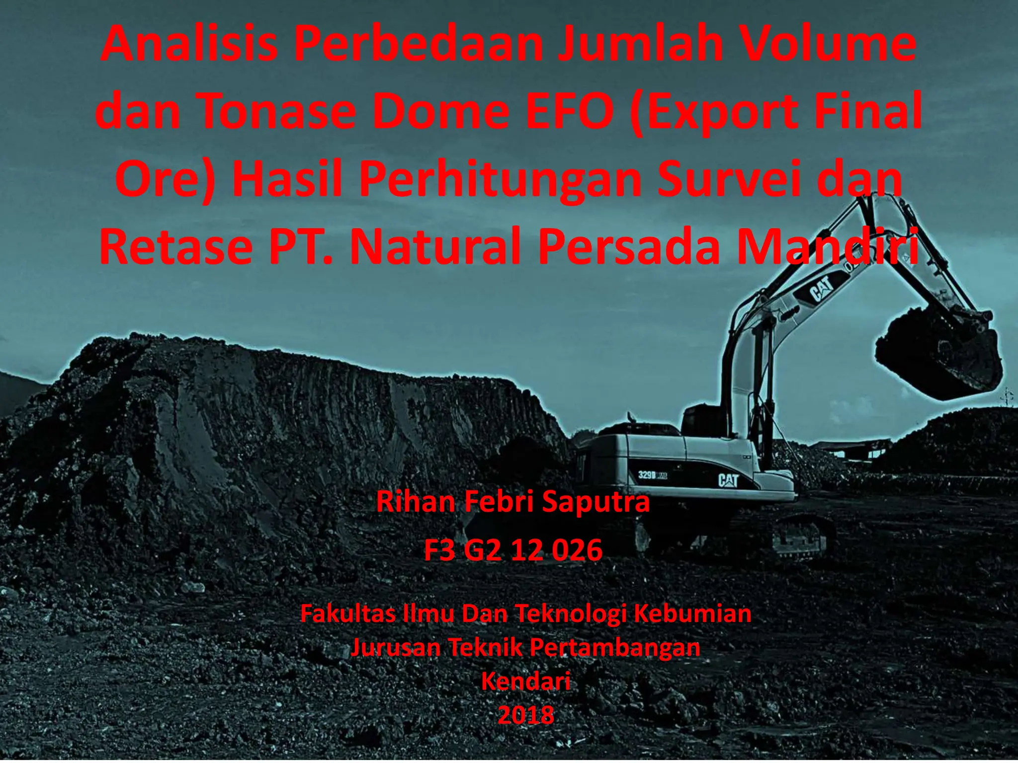 Presentasi-Analisis Perbedaan-Volume-& Tonase-EFO Export Final Ore.pptx