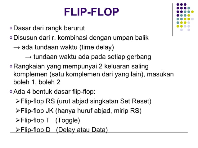 Presentasi bab6-flip-flop | PPT