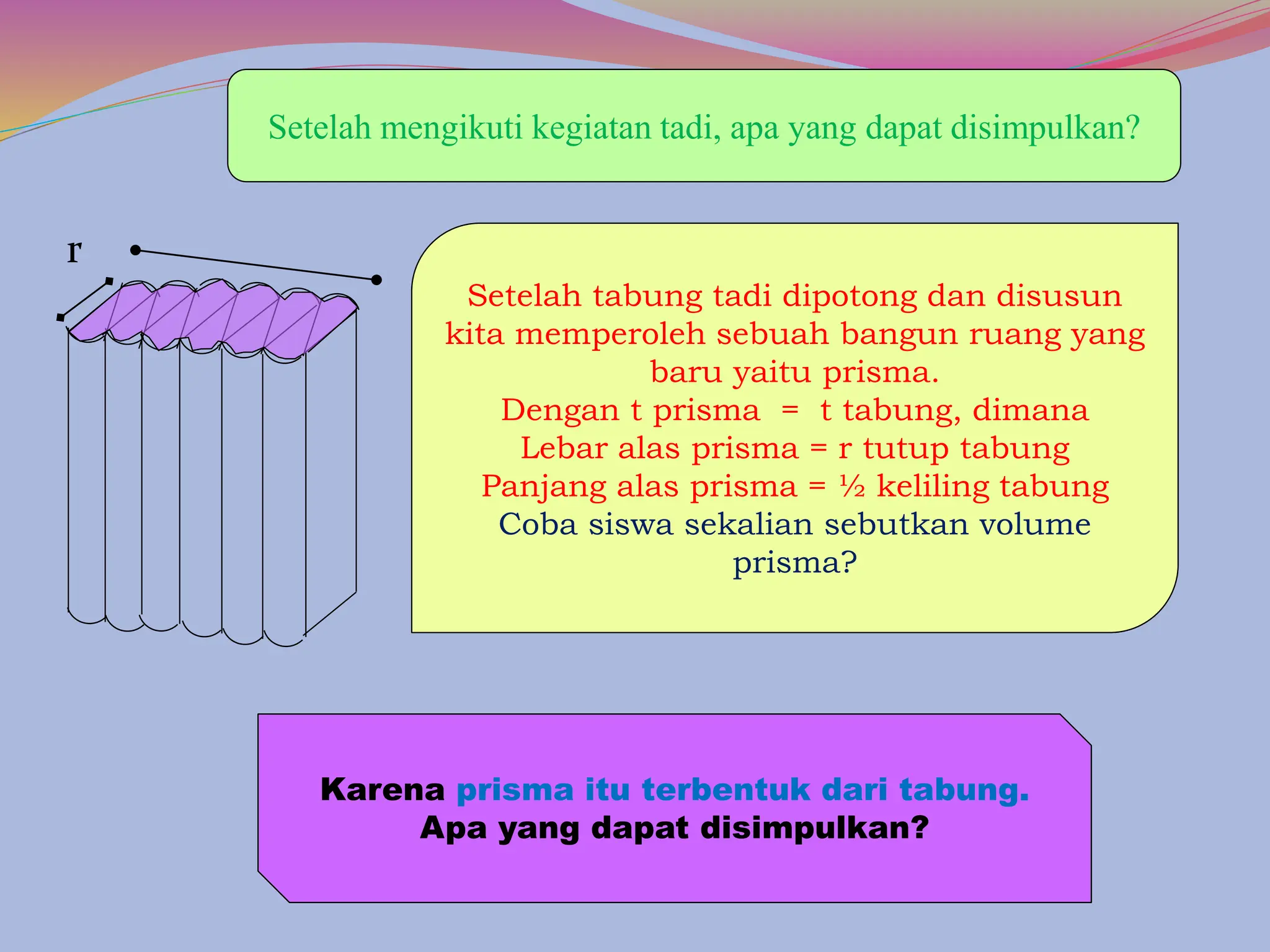 Bangun Ruang Sisi Lengkung Ppt