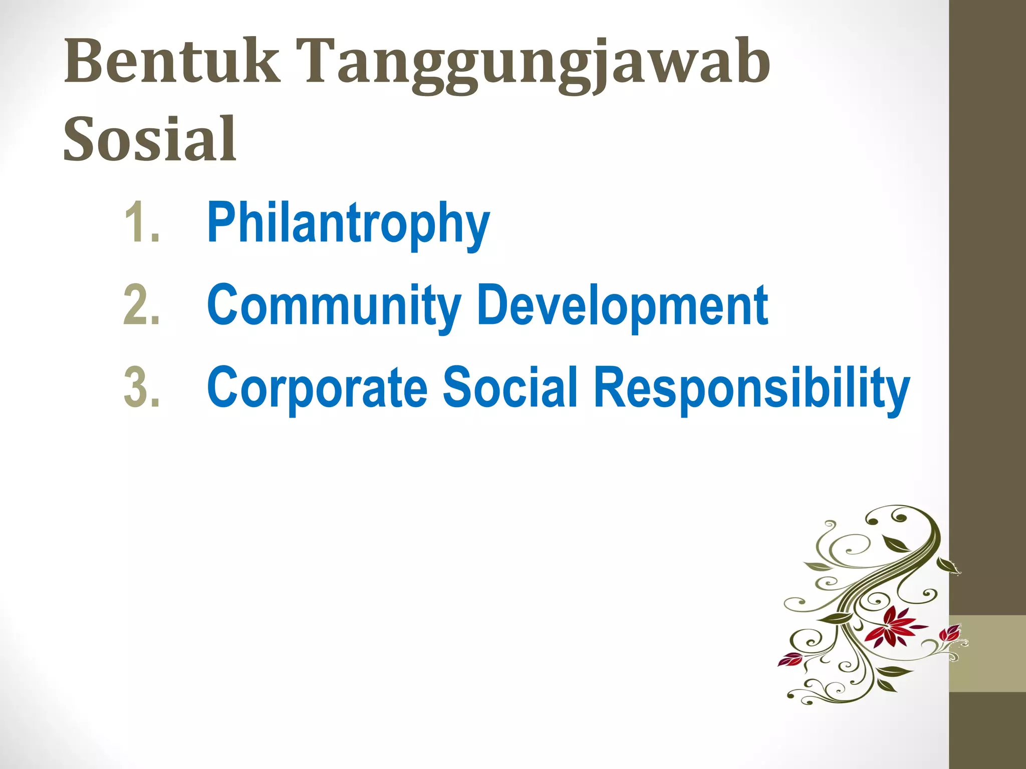 Presentasi csr 20 april 2013 | PPT