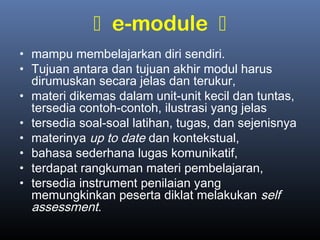 Presentasi e-module | PPT