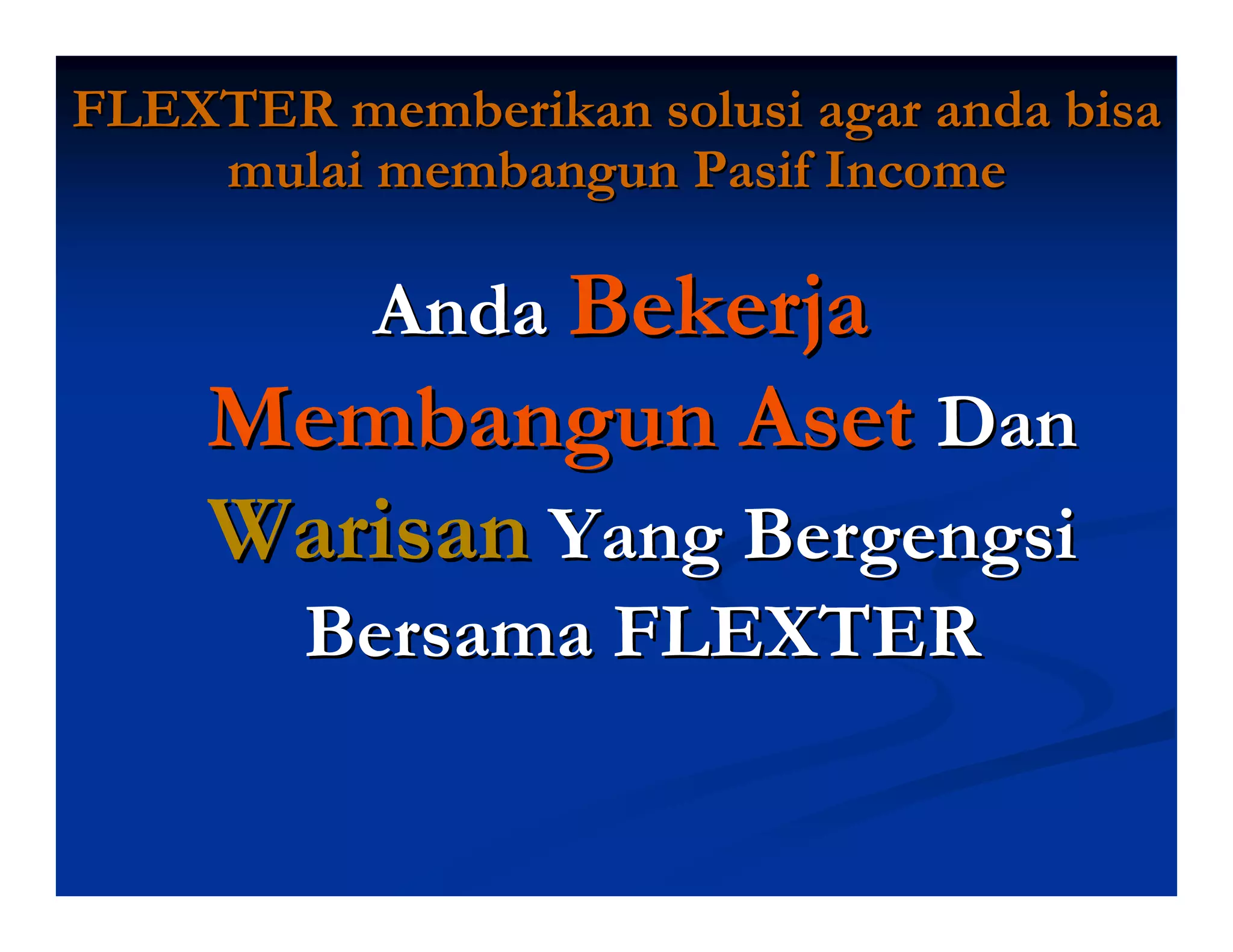 Presentasi Bisnis Flexter | PPT