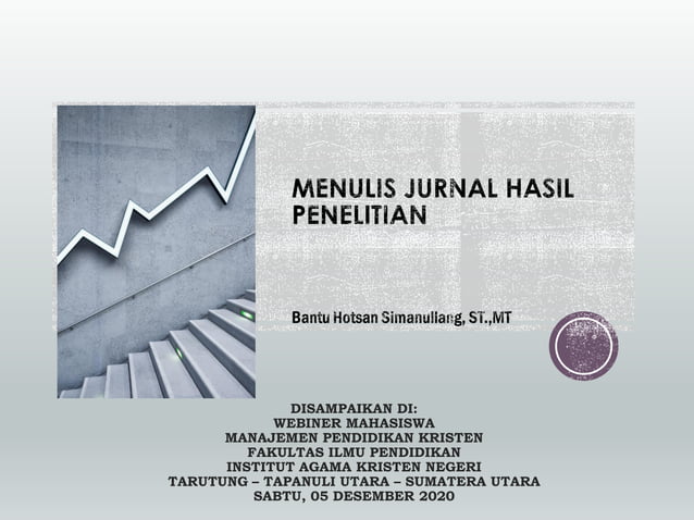 Menulis Jurnal Hasil Penelitian | PDF