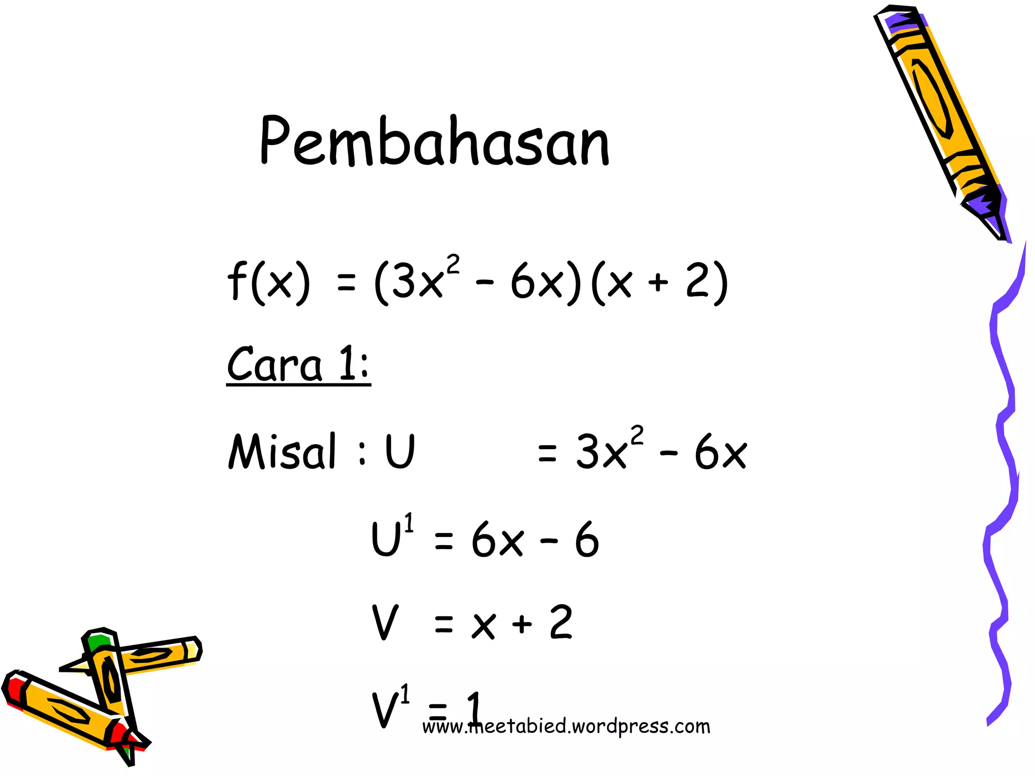 Presentasi matematika-kelas-xii-turunan | PPT