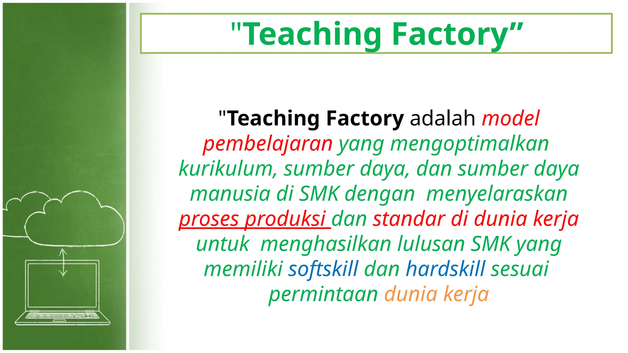 PRESENTASI - Materi Workshop - Workshop Pengembangan Teaching Factory ...