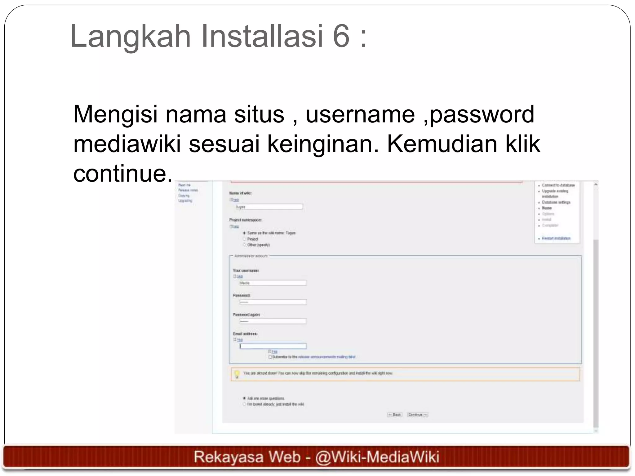 Presentasi CMS mediawiki | PPTX
