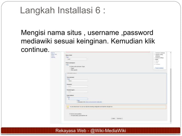 Presentasi CMS mediawiki | PPT
