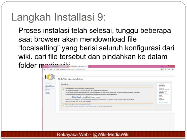 Presentasi CMS mediawiki | PPT
