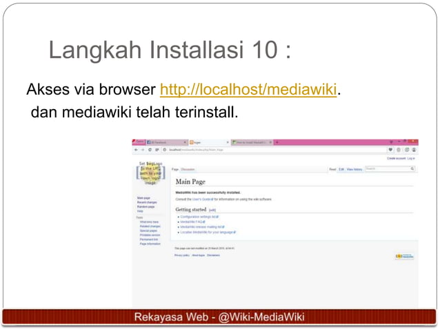 Presentasi CMS mediawiki | PPT