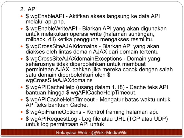 Presentasi CMS mediawiki | PPT