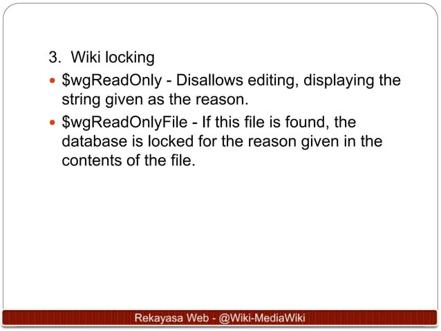 Presentasi CMS mediawiki | PPT