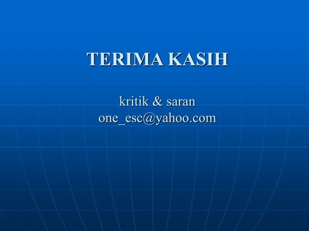 Persentasi pengelolaan informasi Materi Teknik Informatika | PPT