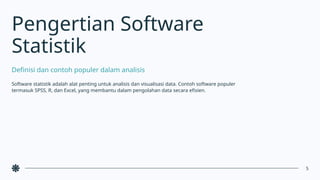Presentasi - Penggunaan Software Statistik.pptx
