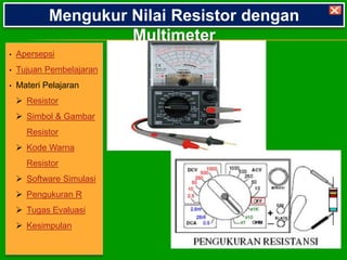 Presentasi pengukuran-listrik | PPTX