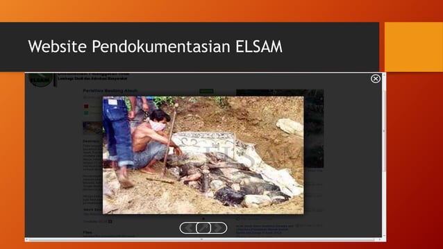 Presentasi perlindungan dan penegakan HAM di Indonesia - ELSAM 2013 | PPTX