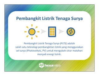 Presentasi PLTS (Pembangkit Listrik Tenaga Surya) | PDF
