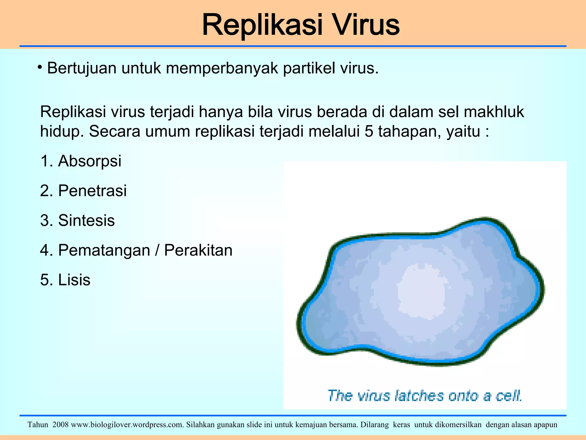 PPT Biologi SMA Kelas X-Virus | PPT
