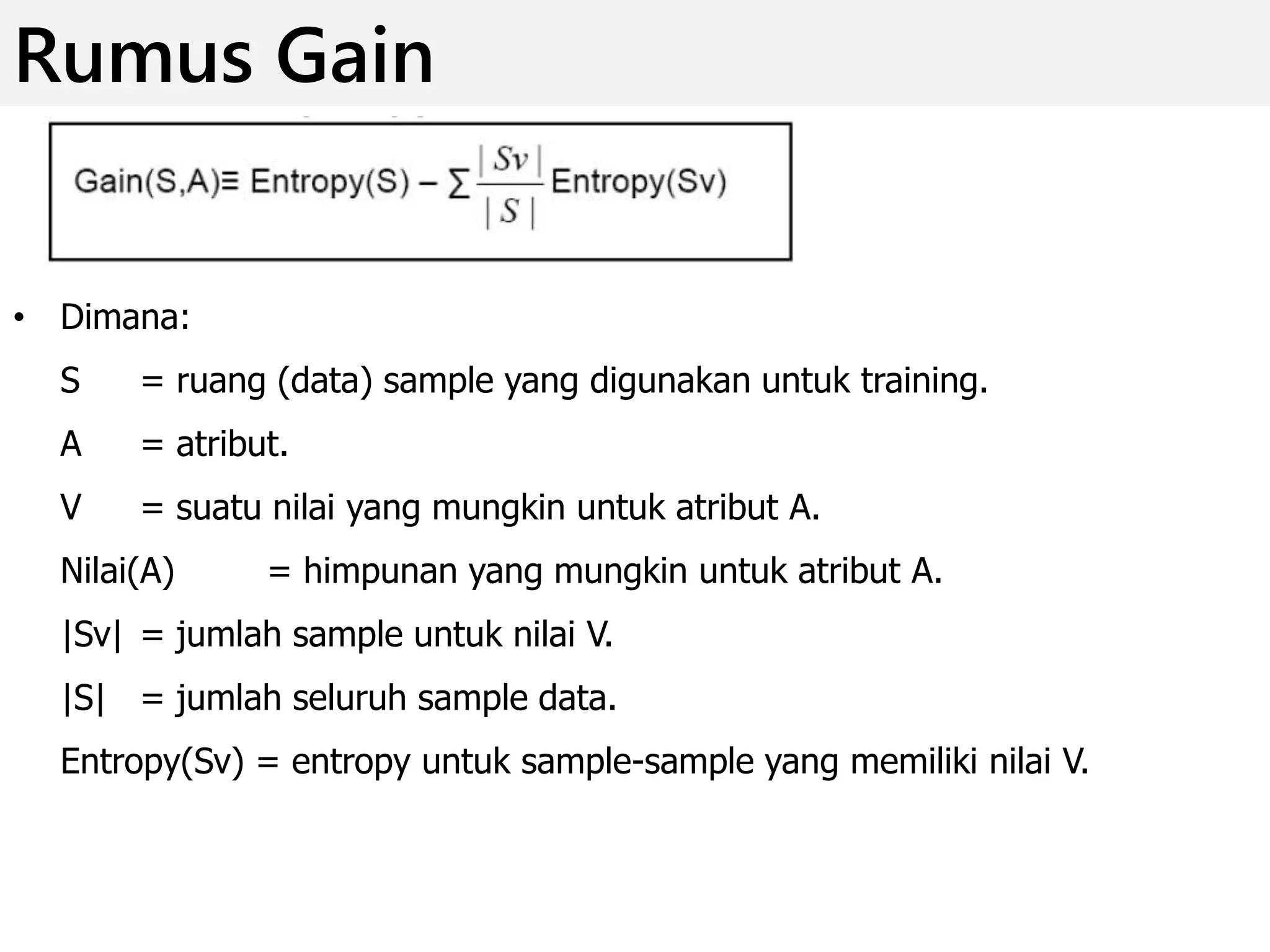 Presentasi Implementasi Algoritma ID3 | PPTX