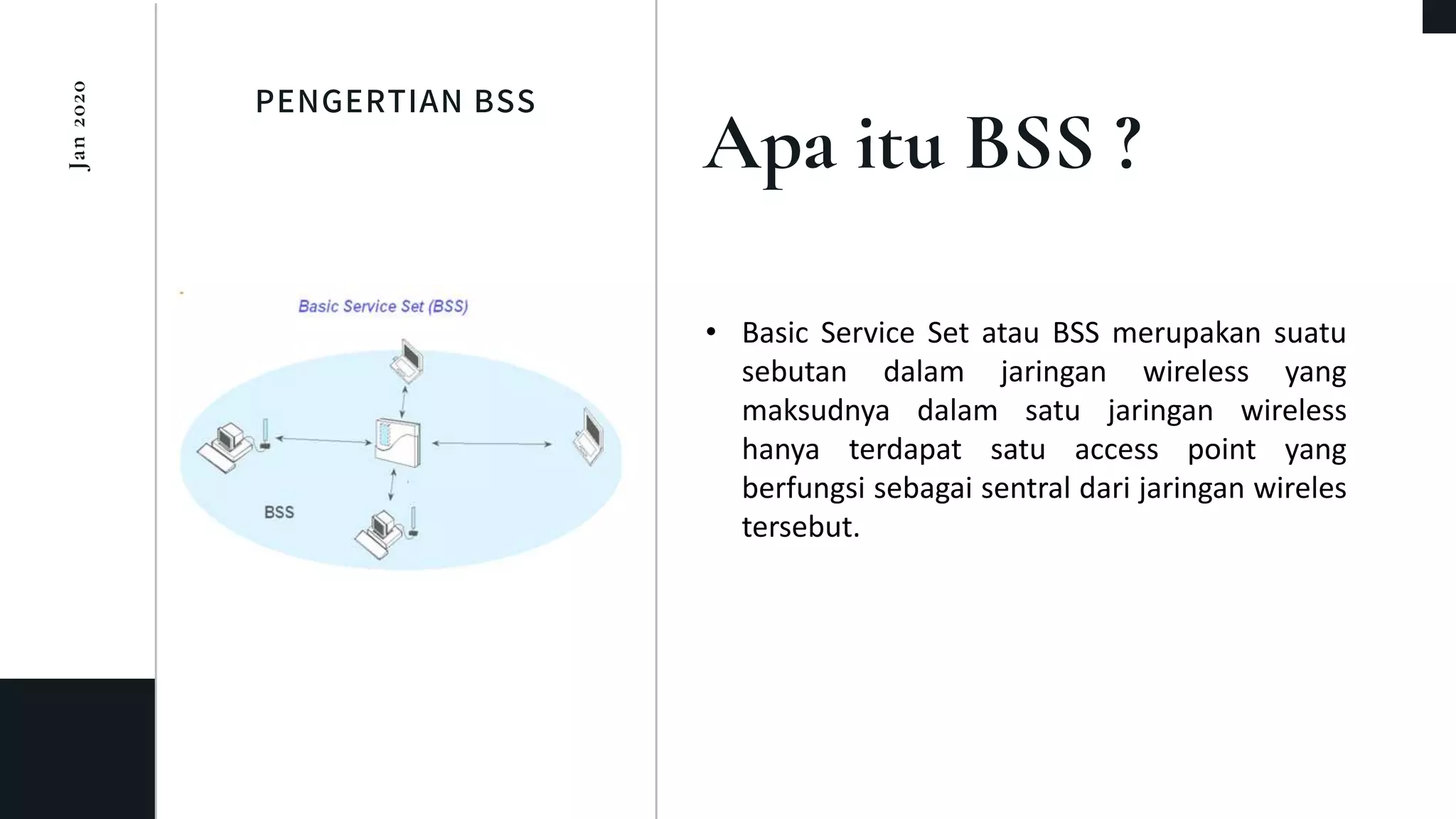 Jaringan Wireless BSS dan ESS | PPTX