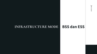 Jaringan Wireless BSS dan ESS | PPT