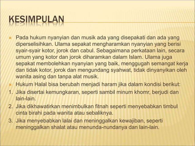 Presentasi 10 hukum musik & lagu | PPT