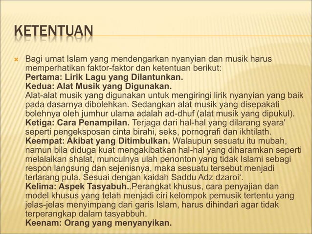 Presentasi 10 hukum musik & lagu | PPT