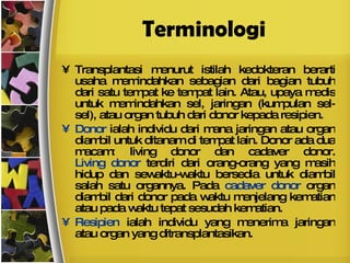 Presentasi 12 transplantasi organ | PPS