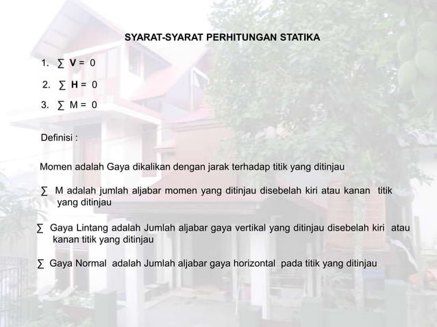 Presentasi 1 menerapkan ilmu statika dan tegangan | PPTX