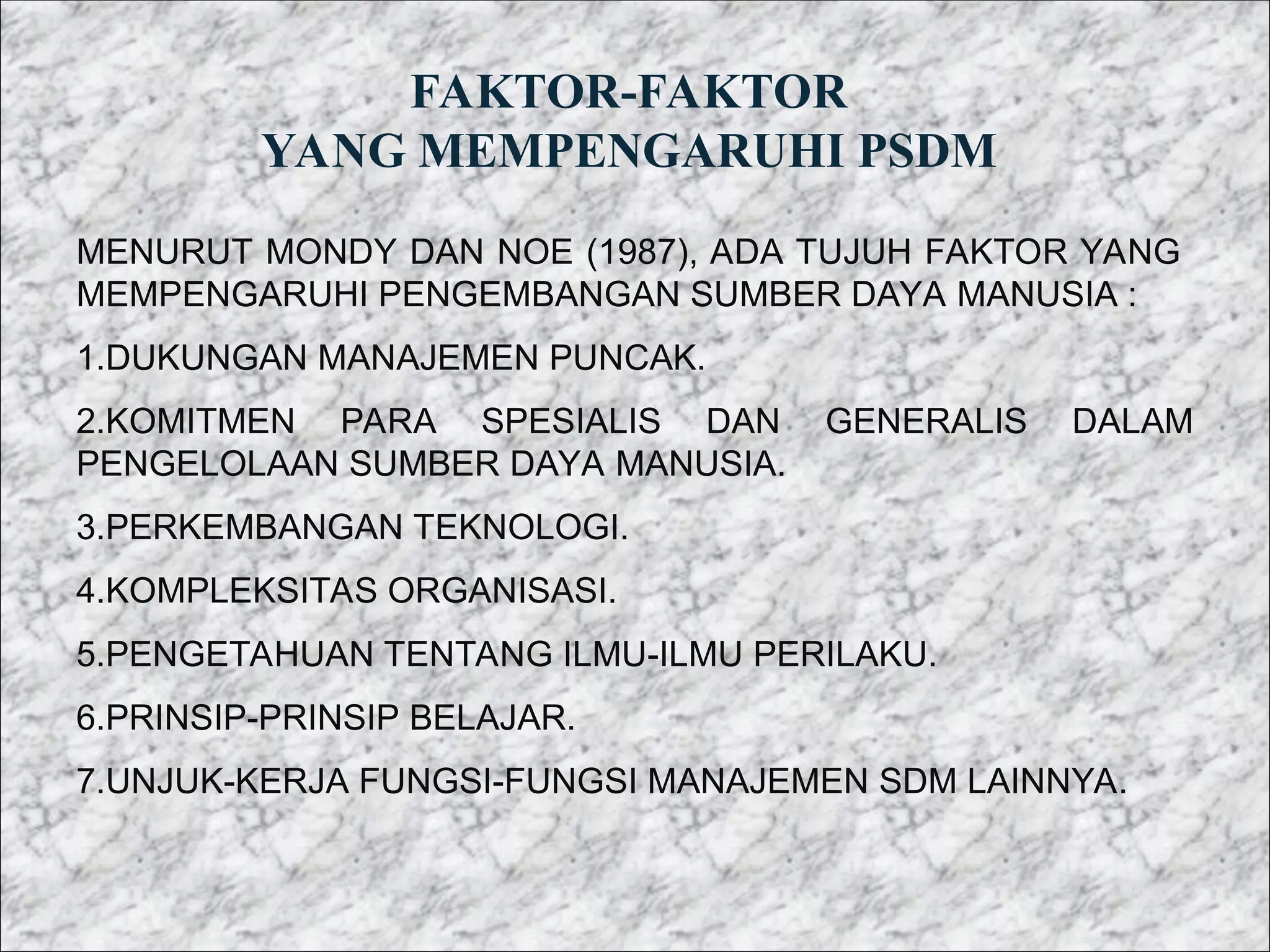 Presentasi%20Pengembangan%20SDM.ppt di kampus | PPT