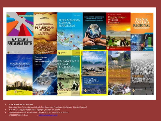 Presentasi 2 kunci ppw semnas geografi ugm , pak lutfi | PDF