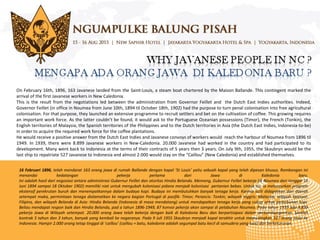 119 Migrasi Orang Jawa ke Kaledonia Baru/119 Years of Javanese ...