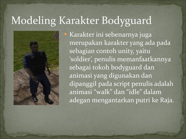 Presentasi 3D Game Reog Ponorogo | PPT