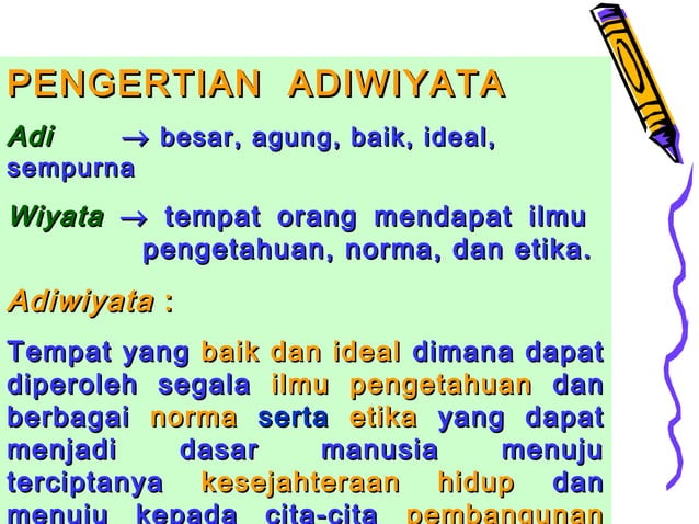 Presentasi 4 materi dasar adiwiyata | PPT