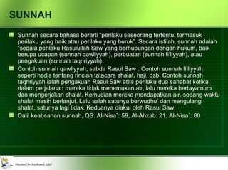 Quran sunnah ijma' qiyas | PPS