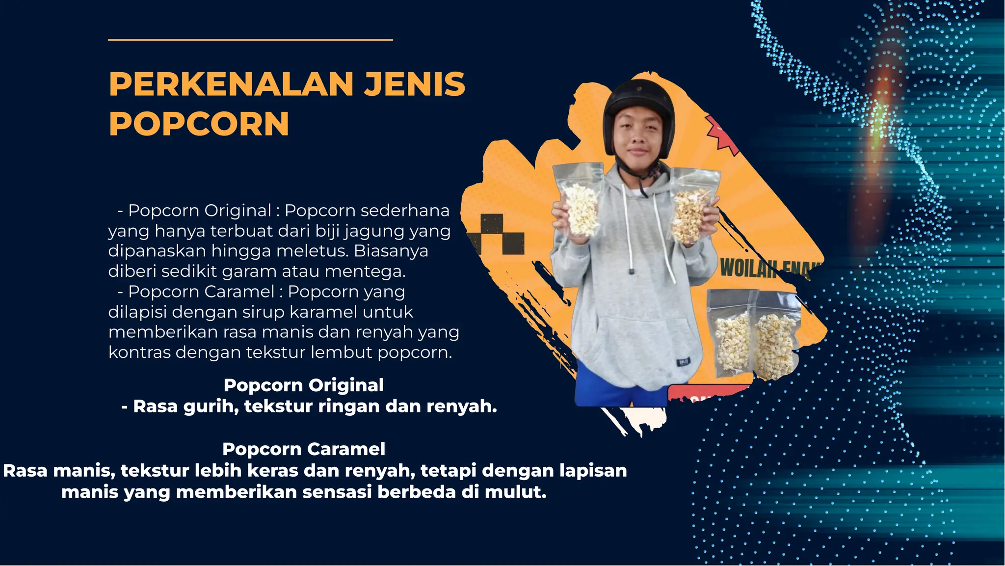 presentasi mapel pkk pembuatan produk popcorn | PDF