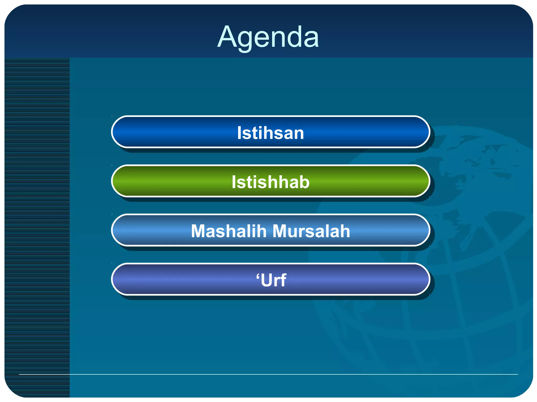 istihsan, istishhab, mashlahah mursalah | PPS