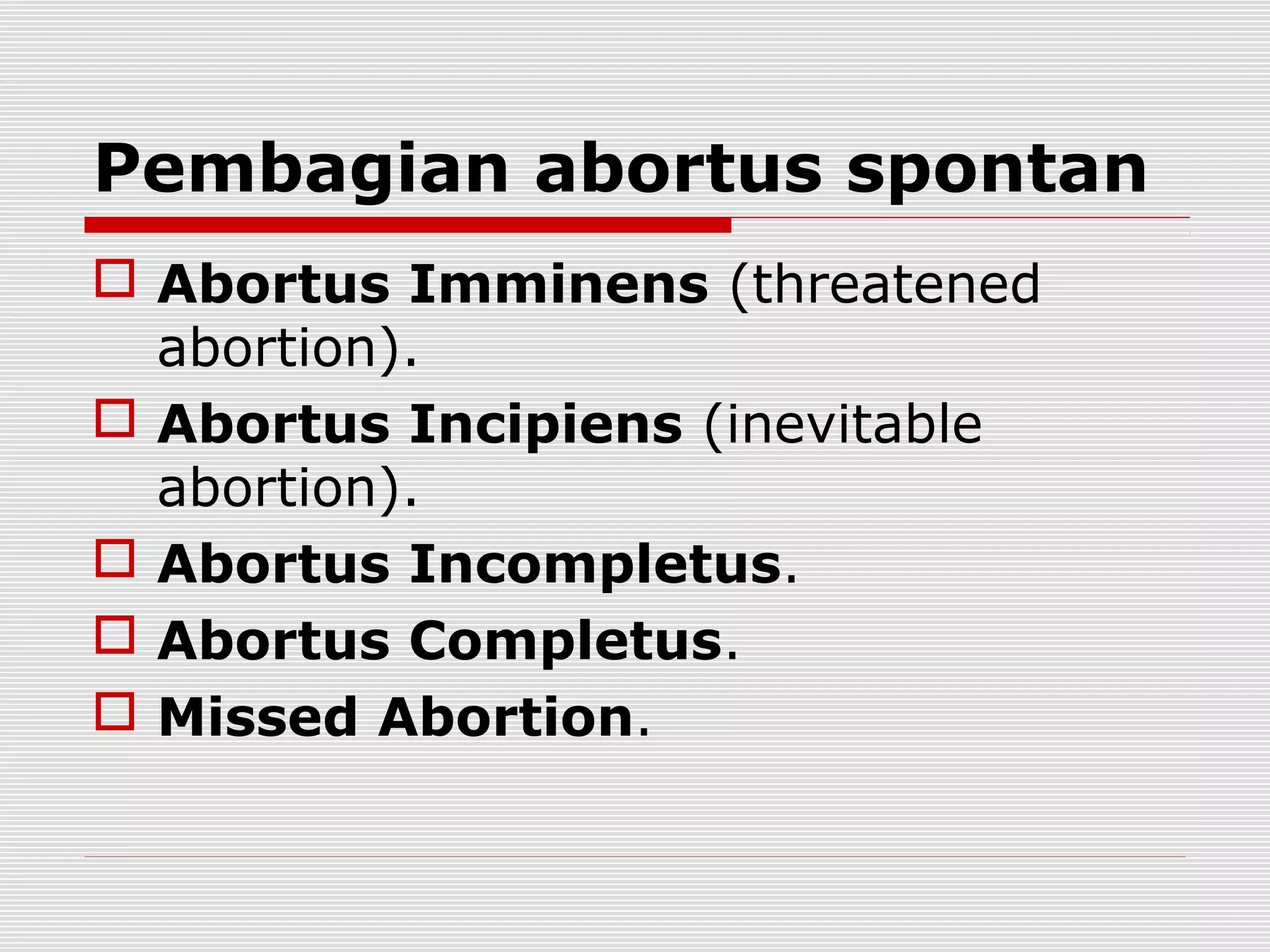 Presentasi aborsi | PPT