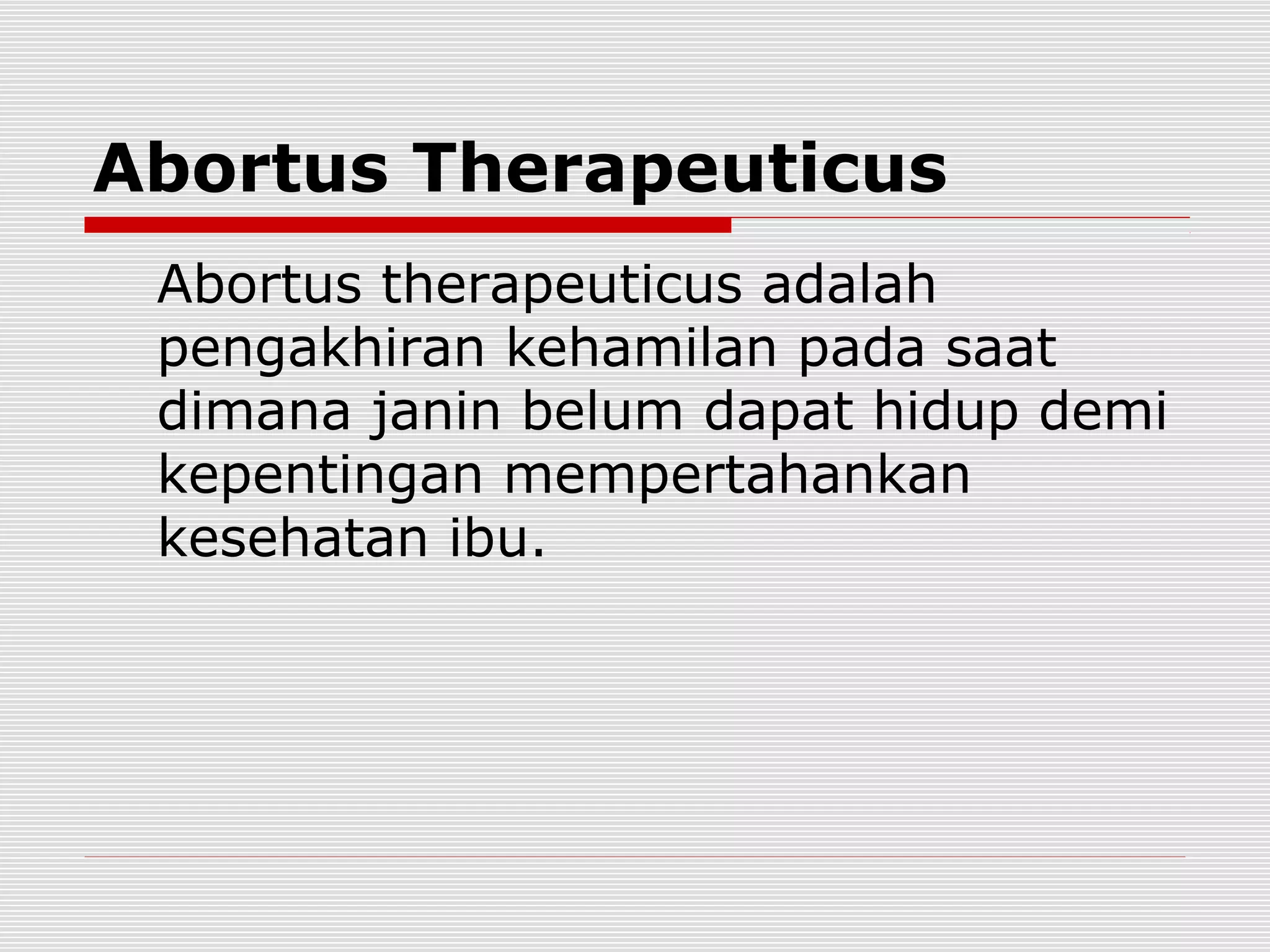 Presentasi aborsi | PPT