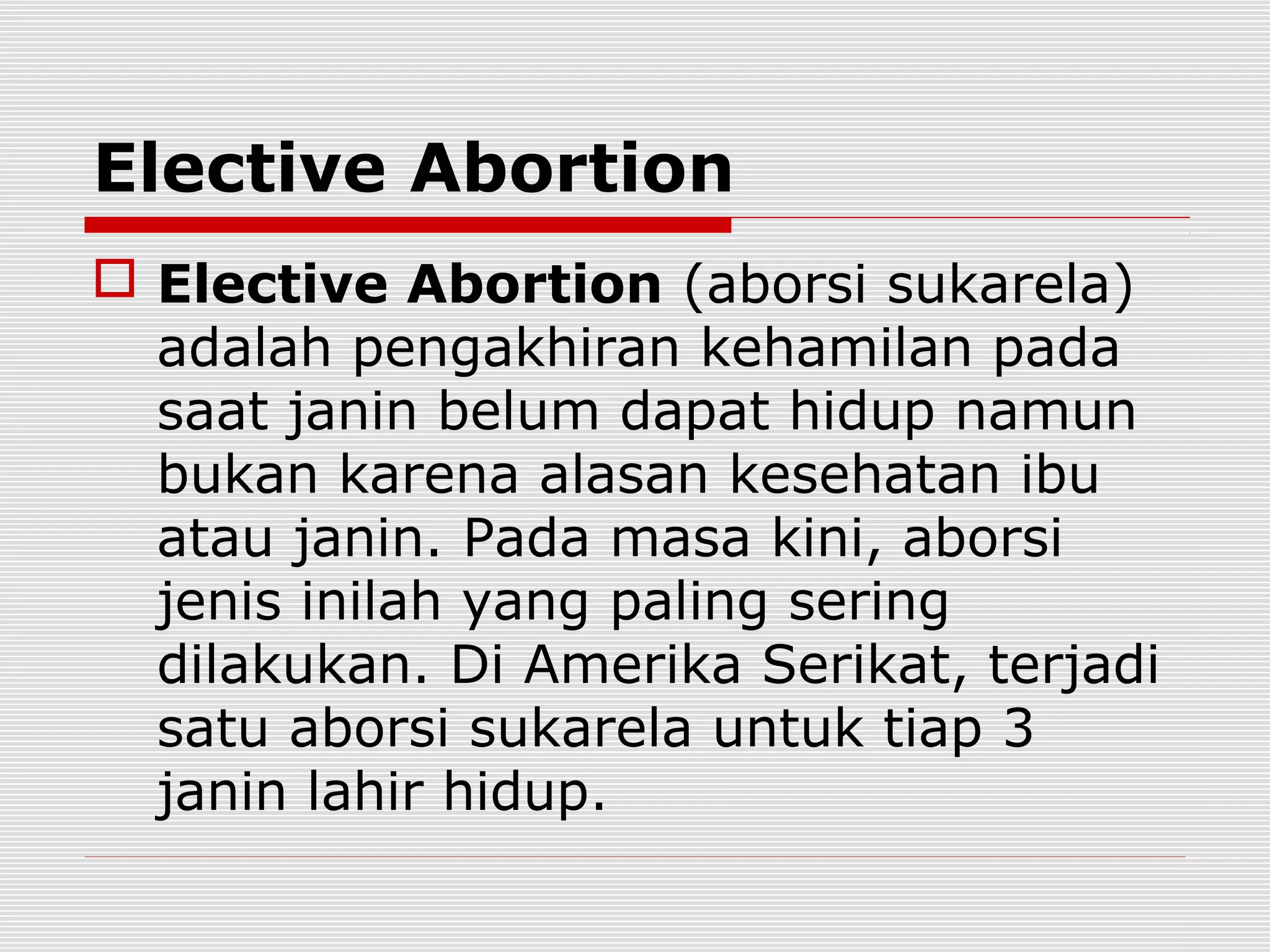 Presentasi aborsi | PPT