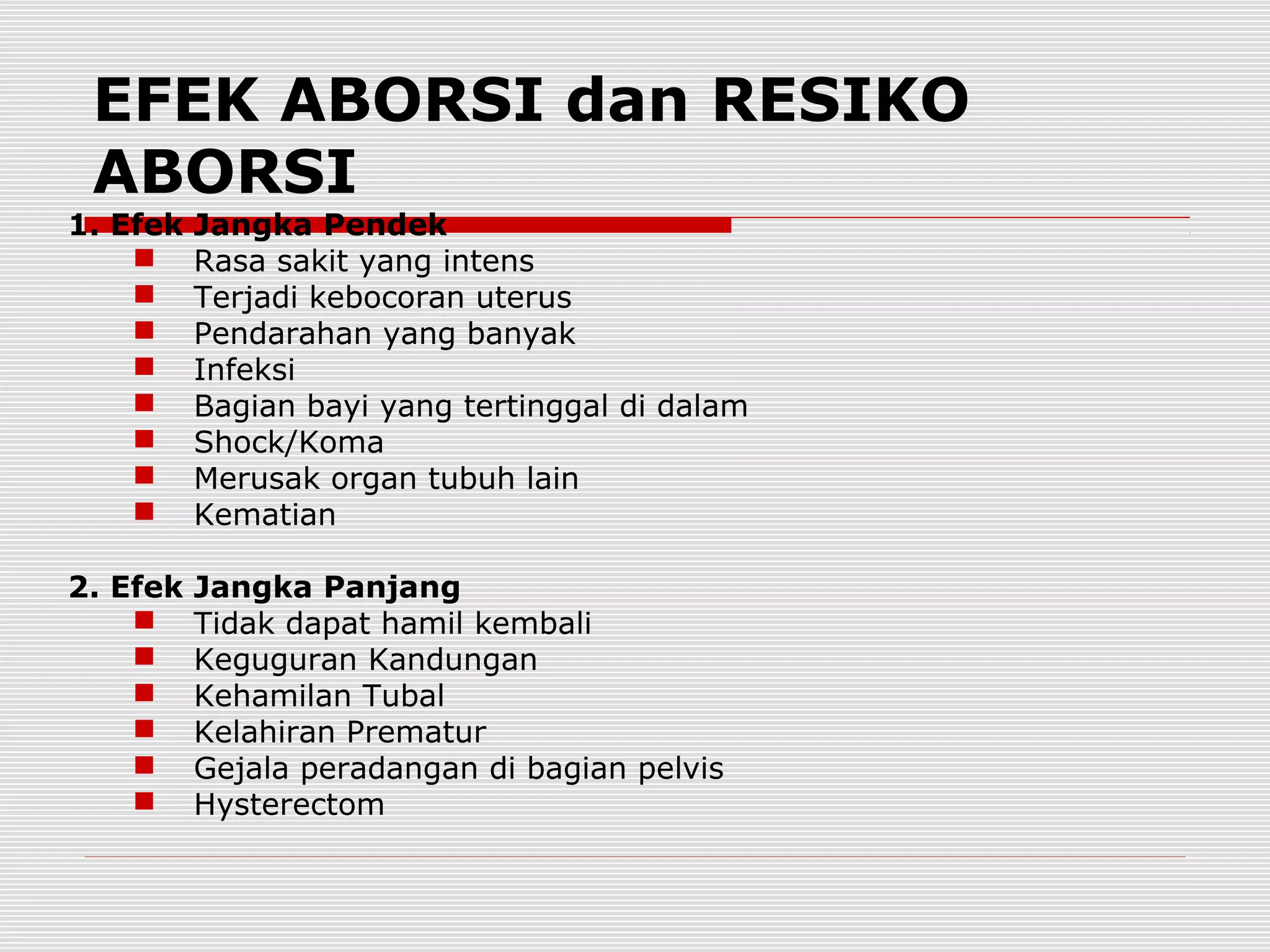 Presentasi aborsi | PPT