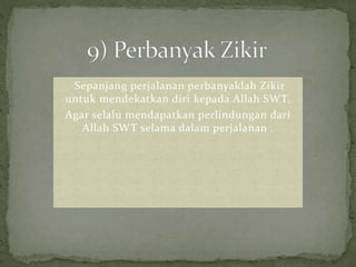 Presentasi Adab Bepergian | PPTX