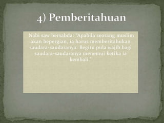 Presentasi Adab Bepergian | PPTX